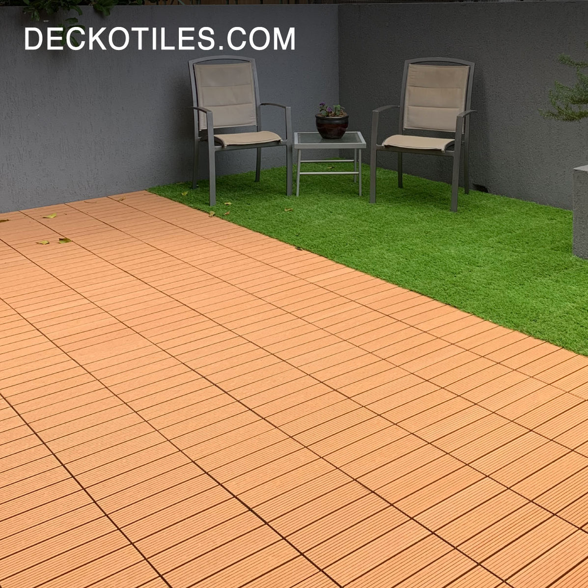 DECKO Premium Tiles - TEAK - 300/300/20 - Price/Tile — DECKO Australia