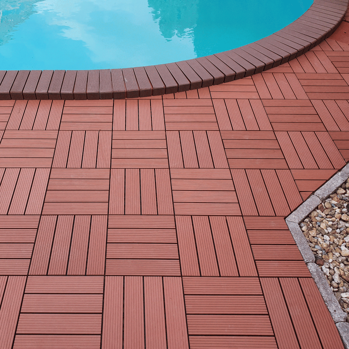 DECKO Premium Tiles - BROWN - 300/300/20 - Price/Tile — DECKO Australia