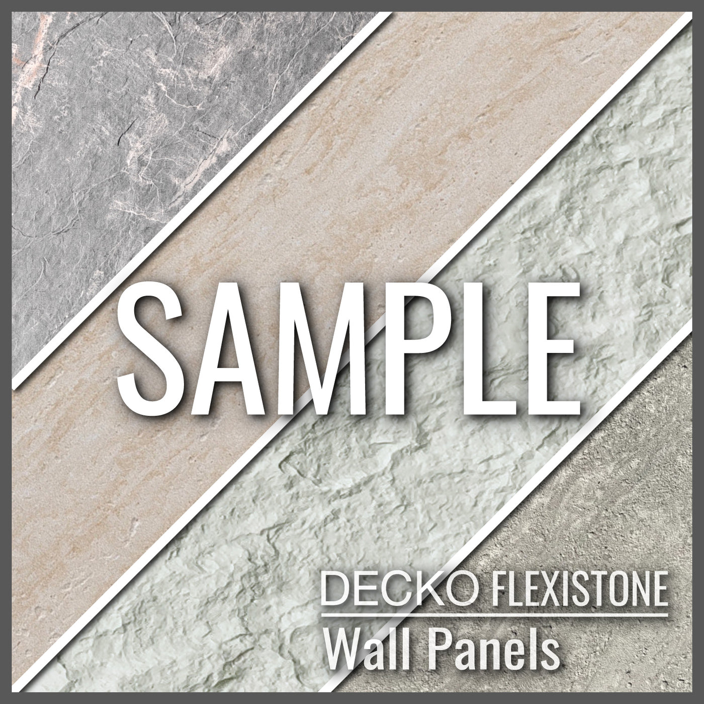 DECKO FLEXISTONE wall panel SAMPLES - Free Shipping — DECKO Australia
