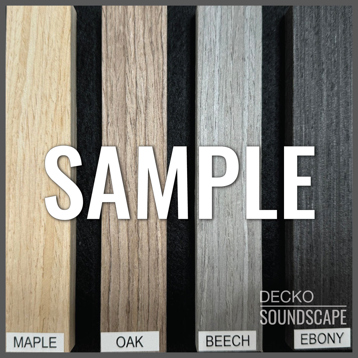DECKO SOUNDSCAPE Acoustic Wall Panels Sample Pack with Free Delivery ...