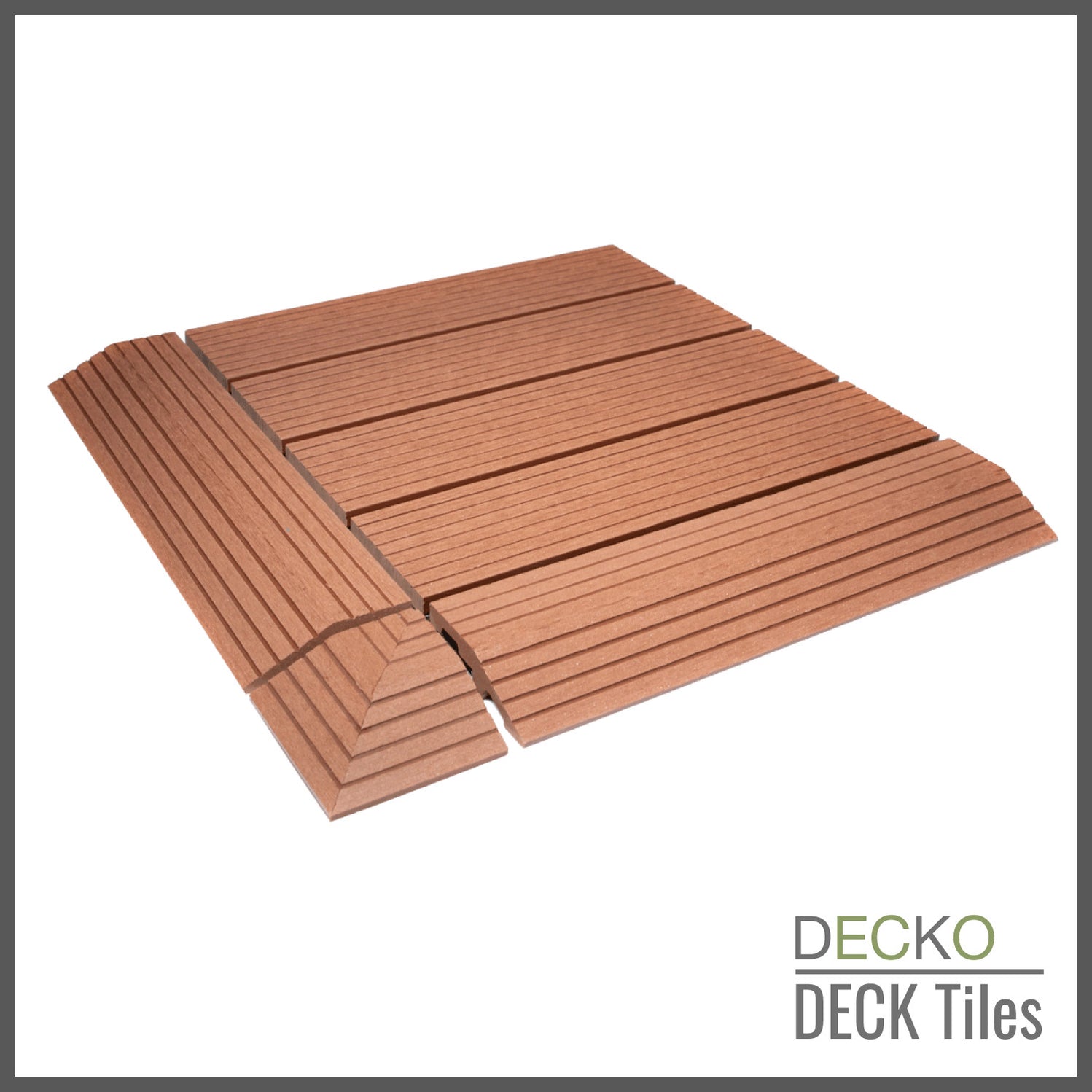 DECKO Premium Tiles - BROWN - 300/300/20 - Price/Tile — DECKO Australia
