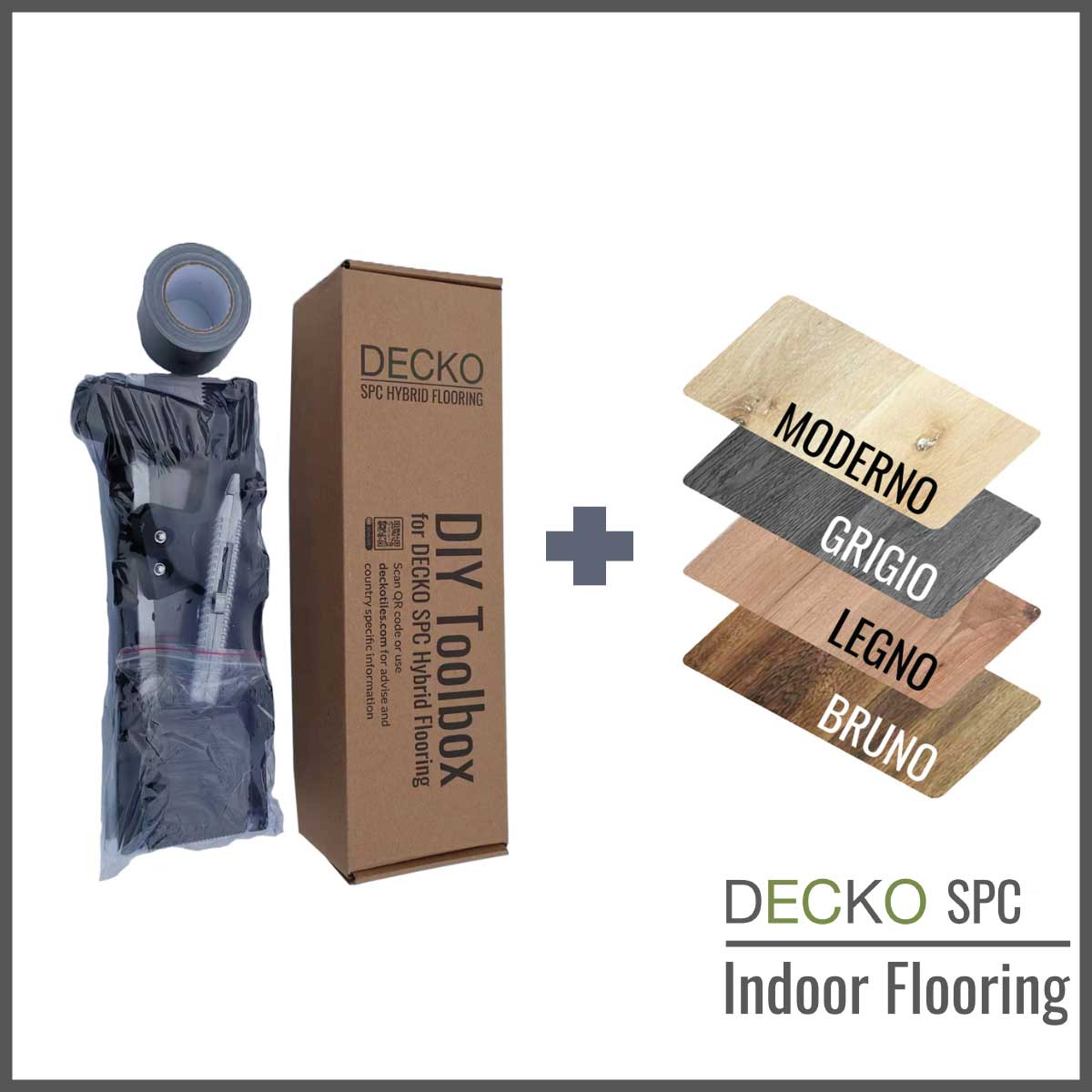 DIY Toolbox for SPC Hybrid Vinyl Plank Flooring - with complimentary F ...