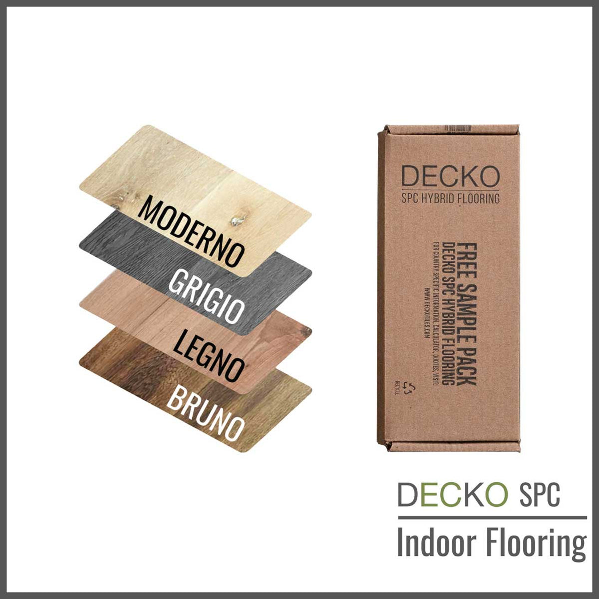 SPC Hybrid Vinyl Plank Flooring Samples Bundle - Standard SPC range ...