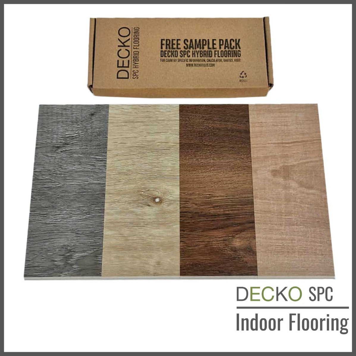 SPC Hybrid Vinyl Plank Flooring Samples Bundle - Standard SPC range ...