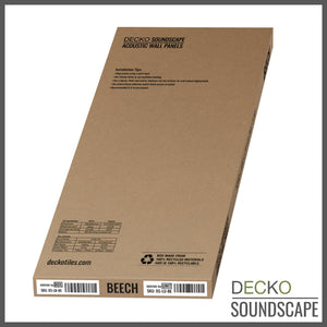 DECKO SOUNDSCAPE Acoustic Wall - BEECH - Square — DECKO Australia