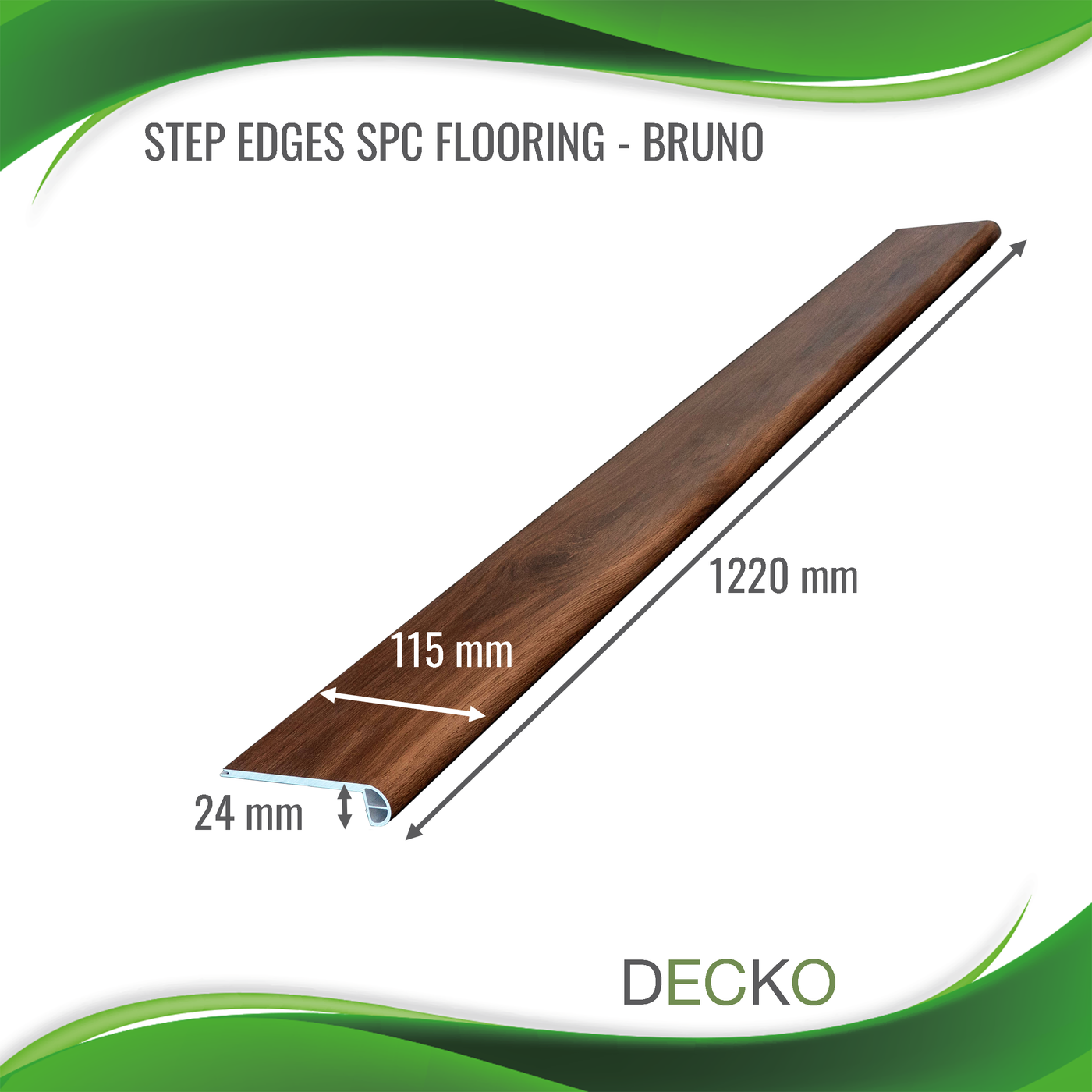 Step Edge - DECKO Hybrid SPC Flooring — DECKO Australia
